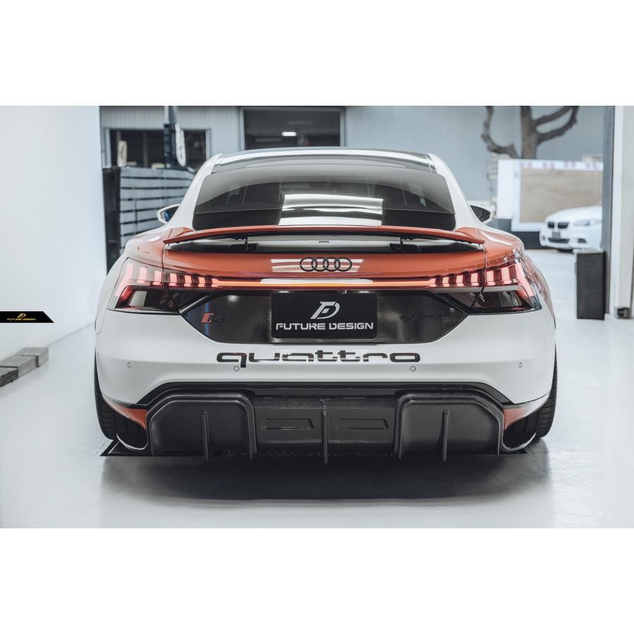 【FUTURE DESIGN】AUDI RS E-tron GT リア ディフューザー 本物DryCarbon ドライカーボン エアロ カスタム : METEO&FUTUREDESIGN公式 ...