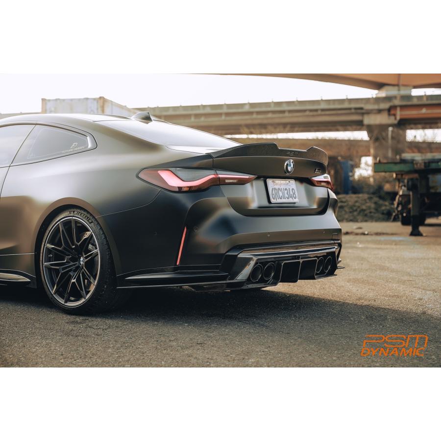 【PSM DYNAMIC 正規品】BMW Mシリーズ G80 M3 G82 M4 リア用 ディフューザー 本物DryCarbon ドライ ...