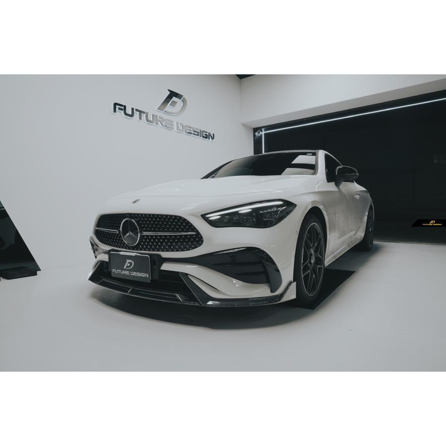 【FUTURE DESIGN 正規品】BENZ メルセデス・ベンツ CLE Coupe C236 フロントリップスポイラー 本物Drycarbon ドライカーボン AMG CLE53 エアロ ...