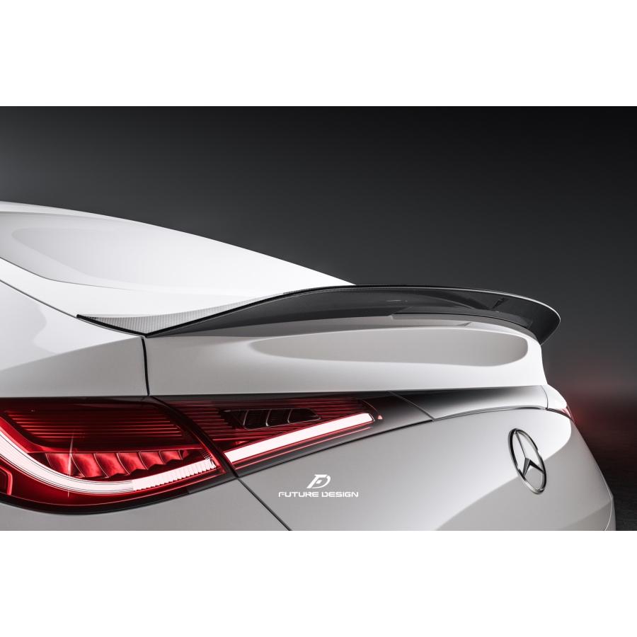 【FUTURE DESIGN】BENZ メルセデス・ベンツ GLC C254 クーペ トランク用 リアスポイラー 本物Dry Carbon ...