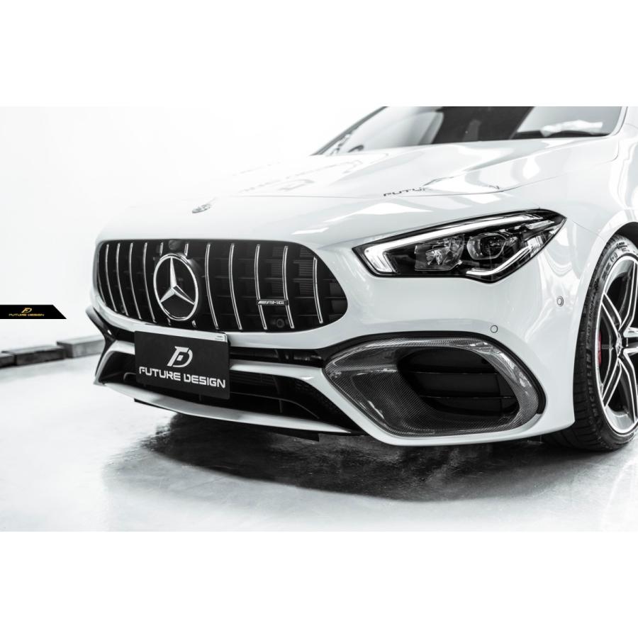 【FUTURE DESIGN】BENZ メルセデス・ベンツ CLA-Class W118 CLA45フロントバンパー用 エアベントカバー ...