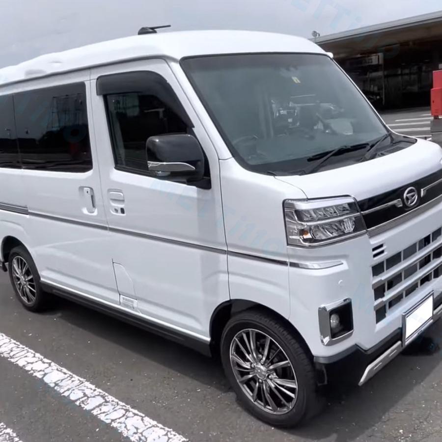 アトレー s700v パーツ ハイゼットカーゴ S700V S710V サイドミラー ドアミラートリム サイドミラートリム ウインカー上 パネル カスタム 外装 メッキ調 : キャラメルストア ...