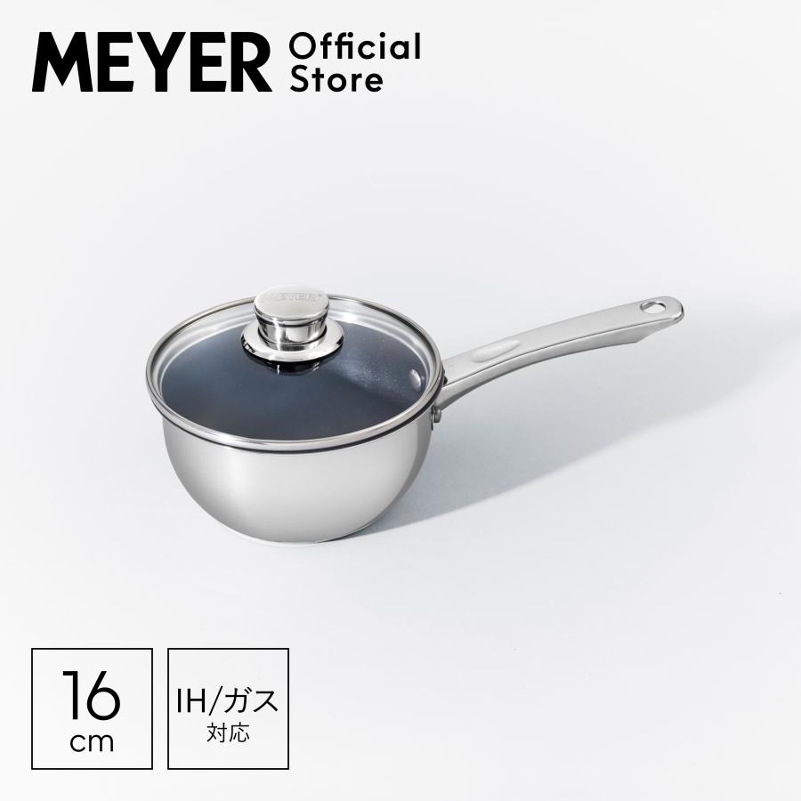 MEYER マイヤー(Meyer) マキシム SS 蓋付 ディープパン 16cm [ IH/ガス対応 ] : マイヤーオフィシャルストア ヤフー店 - 通販 - Yahoo!ショッピング