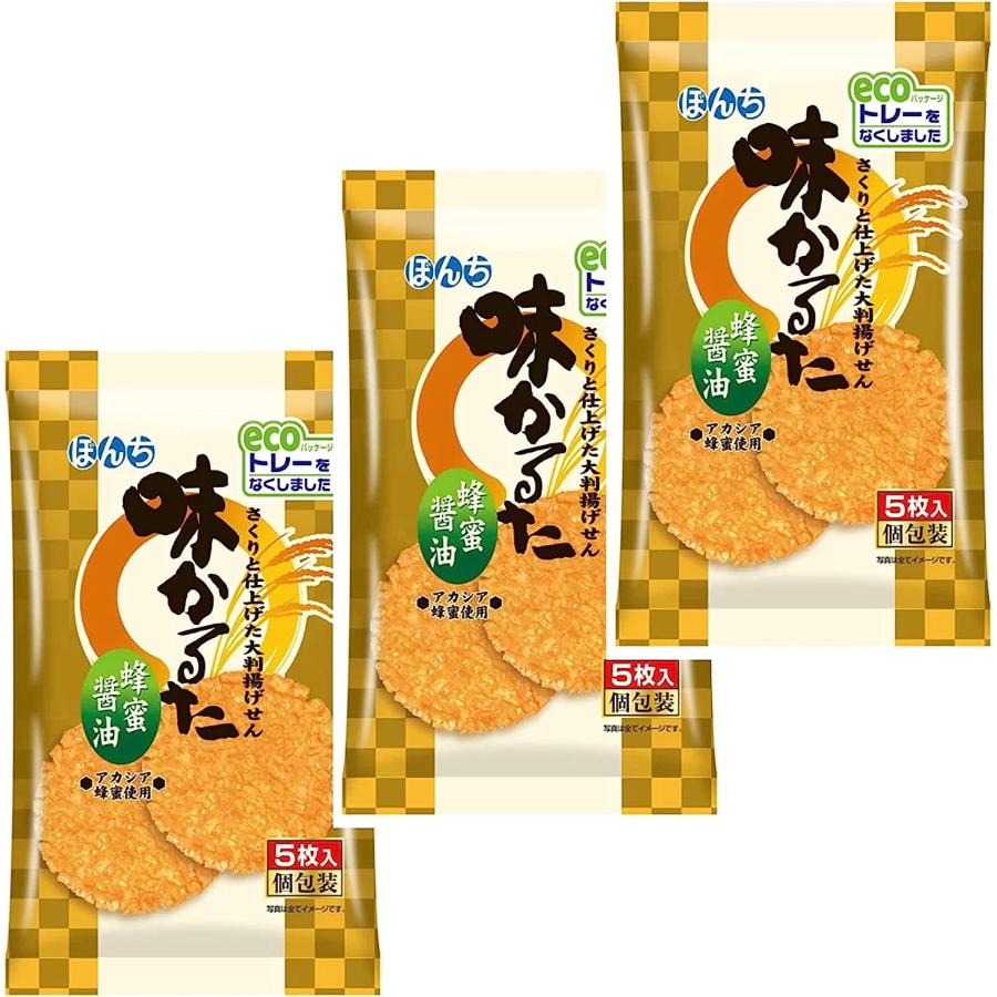 お菓子 ぼんち 味かるた蜂蜜醤油 5枚×3パック : df513komaki : MeyPlus - 通販 - Yahoo!ショッピング
