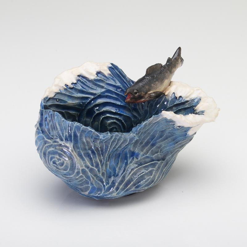 【MG敬】井上真利 作『母川回帰 -ぐいのみ-』共箱付 mar247 : 松森美術 新進作家 - 通販 - Yahoo!ショッピング