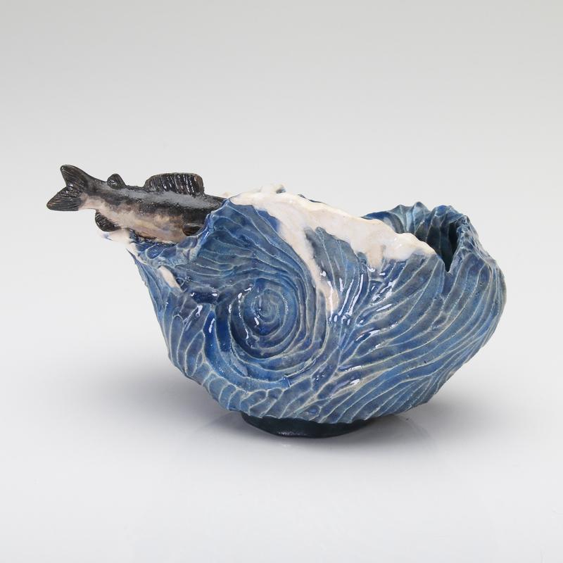 【MG敬】井上真利 作『母川回帰 -ぐいのみ-』共箱付 mar247 : 松森美術 新進作家 - 通販 - Yahoo!ショッピング