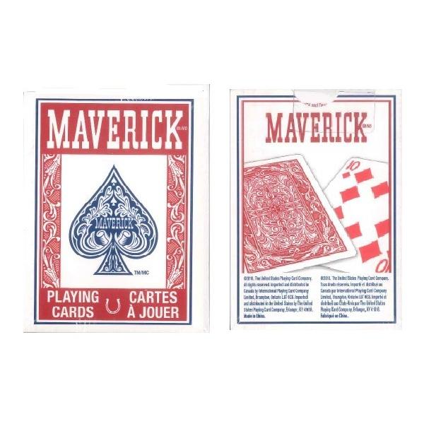 トランプ マーヴェリック MAVERICK PLAYING CARDS RED/BLUE : ゲームとおもちゃ マツイショップ - 通販 ...