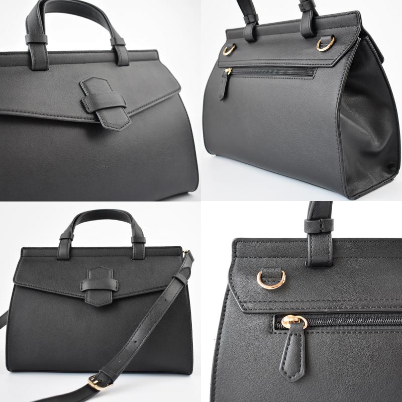 MGSABLE ハンドバッグ レディース 2way PUレザースクエア フェイクレザー プチプラ 肩掛け 軽量 鞄 女性 通勤 OL 旅行 プレゼント ブラウン ブラック 送料無料 ...