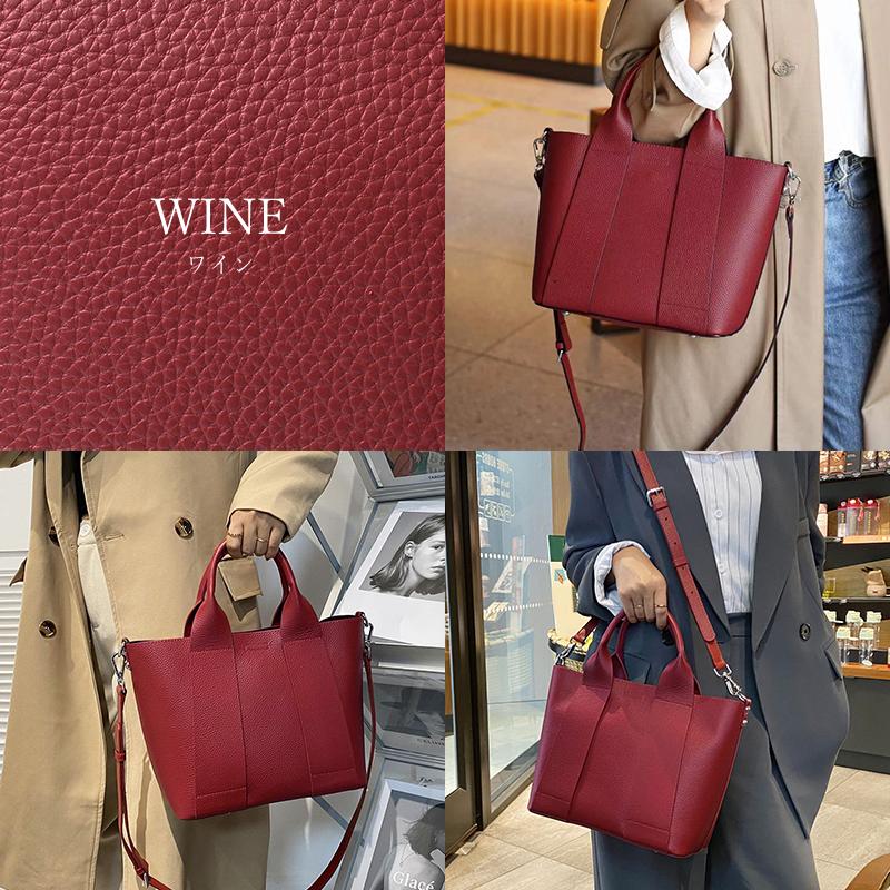 ハンドバッグ レディース 2way ショルダーバッグ 本革 舟型 ミニトート