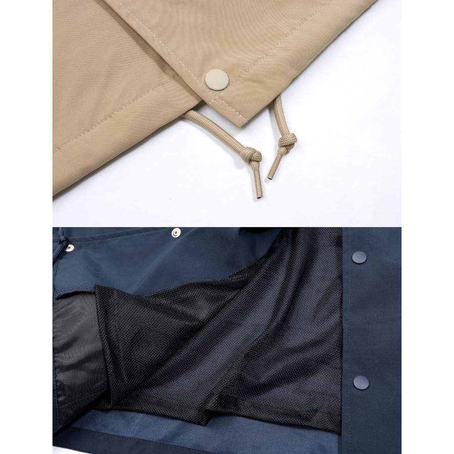 コーチジャケット メンズ ワンポイント プリント アメカジ ストリート コットン ジャケット 春 秋 紺 アウター おしゃれ CAMPFREE ...