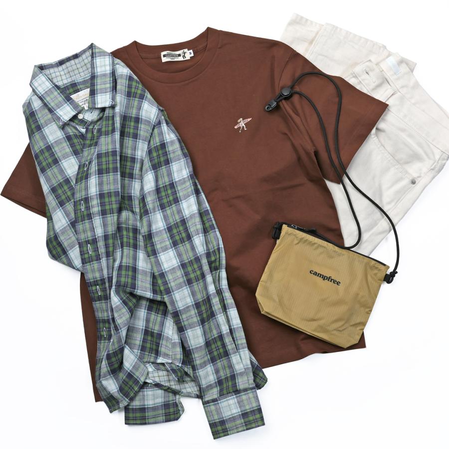 CAMPFREE サーフ サーフィン メンズTシャツ ティシャツ Tシャツ メンズ 半袖 6.5oz ロゴ ブランド 綿 コットン 白 綿100% プリント メンズtシャツ 10857 : M ...