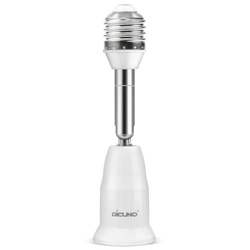 DiCUNO E26→E26 口金延長アダプター E26 延長ソケット 角度可調 約11.5CM延長する 難燃性材料PBT 1個セット : ミーナワン - 通販 - Yahoo!ショッピング