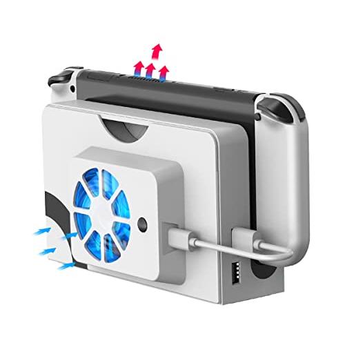 ElecGear Switch OLED 用外部冷却ファン、ニンテンドースイッチ有機ELモデルHEG-007対応クーラー付き3スピードオプション : ミーナワン - 通販 - Yahoo!ショッピング