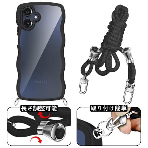 Galaxy A25 5G ケース/SC-53F ケース クリア ショルダー ギャラクシー カバー うねうね 透明 人気 かわいい : ミーナワン - 通販 - Yahoo!ショッピング