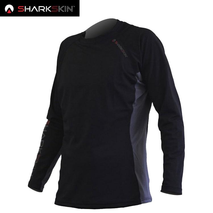 [ SHARKSKIN ] ラッシュガード Rapid Dry Long Sleeve ラピッドドライロングスリーブ ブラック 男女兼用 : エムアイシー21 - 通販 - Yahoo!ショッピング