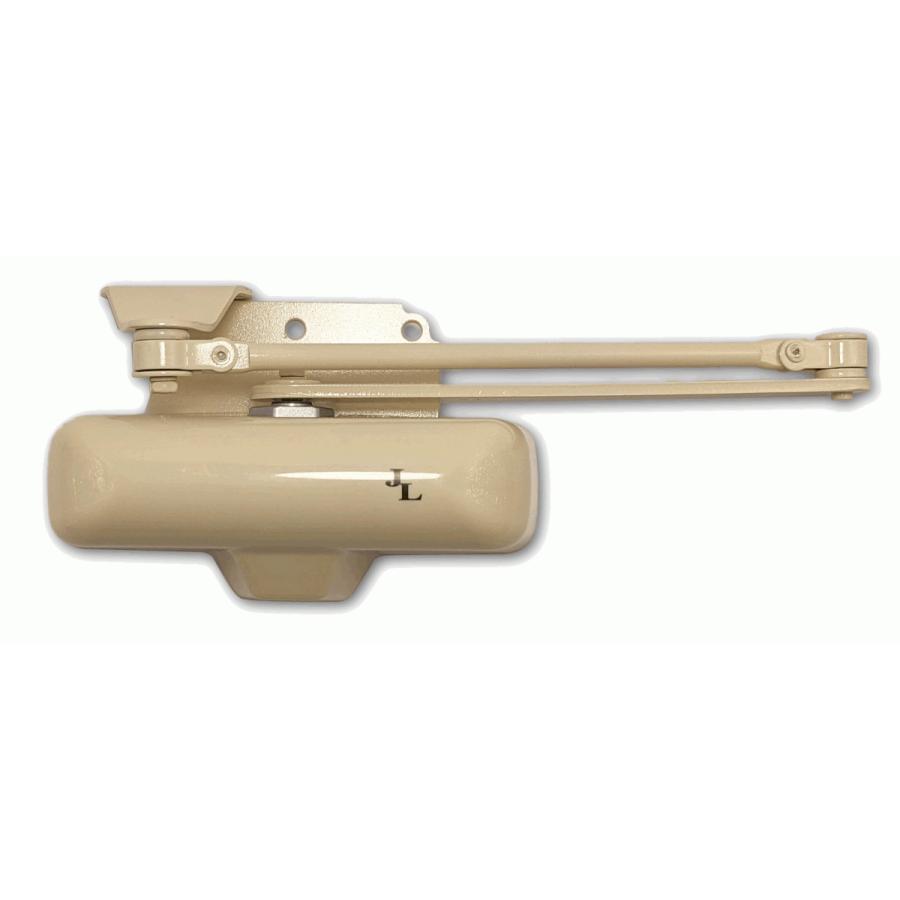 JL ドアクローザー 室内用 001-SP L型ブラケット付 : ミカサ JL ドアクローザー 室内用 001-SP L型ブラケット付 : ミカサ