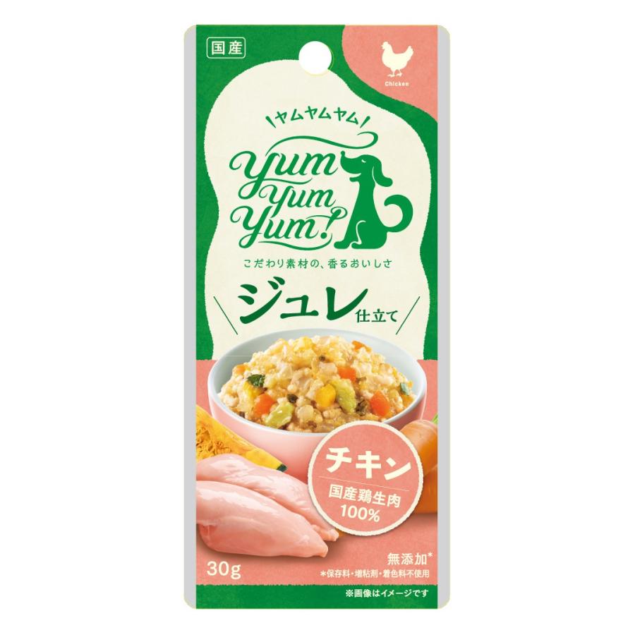 ヤムヤムヤム yum ジュレ仕立て チキン 30g×12袋+おまけは3種から選べる30g1袋 : みっちゃんのおうち - 通販 - Yahoo!ショッピング