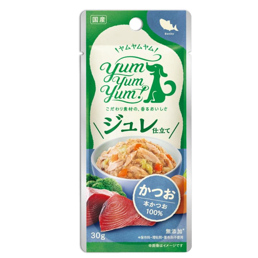ヤムヤムヤム yum ジュレ仕立て かつお 30g×12袋+おまけは3種から選べる30g1袋 : みっちゃんのおうち - 通販 - Yahoo!ショッピング