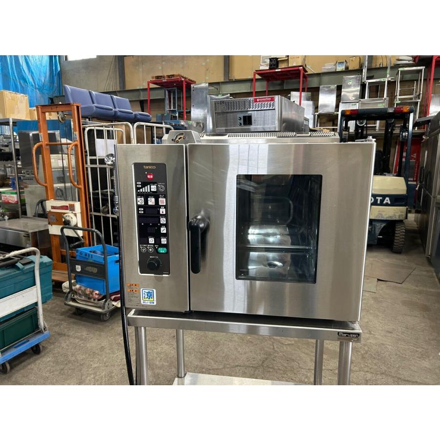 【送料別途】美品 タニコー スチームコンベクションオーブン TSCO-4GBC 2019年 業務用 幅750×奥行600×高さ620mm 厨房機器 100V 都市ガス※架台は含みません ...
