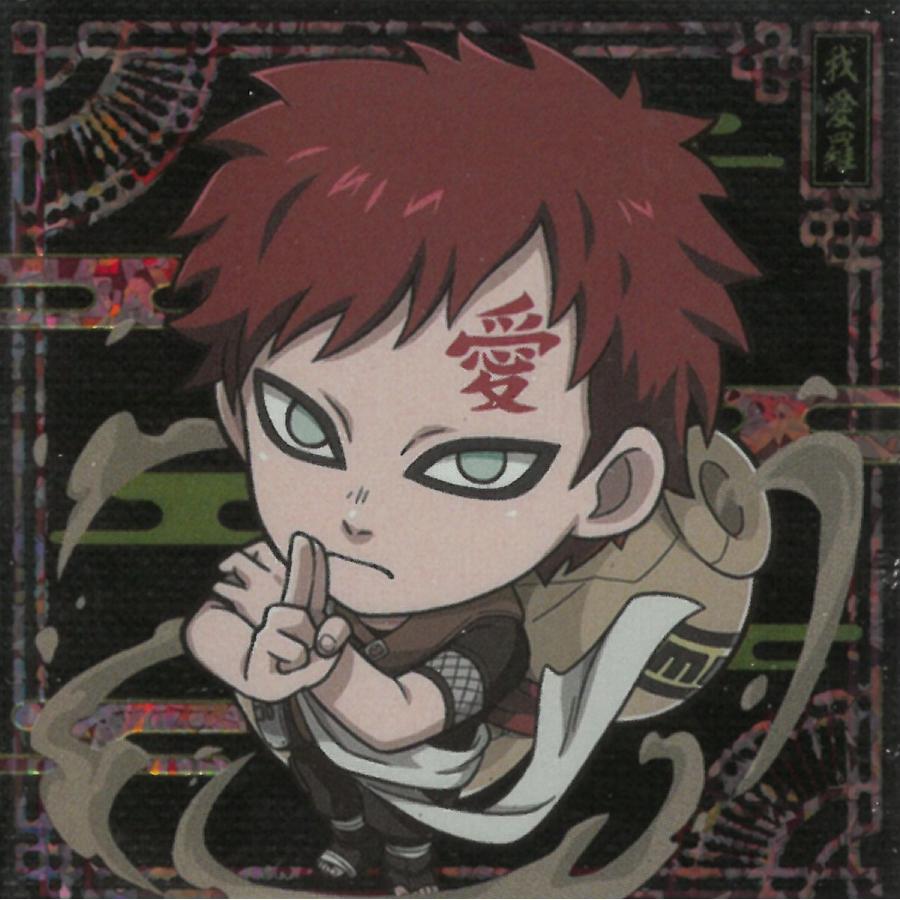 にふぉるめーしょん NARUTOナルト疾風伝 忍界シールウエハース vol.2 忍界2-13 我愛羅 SR スーパーレア :z1-00815:みちくさストア - 通販 - Yahoo!ショッピング