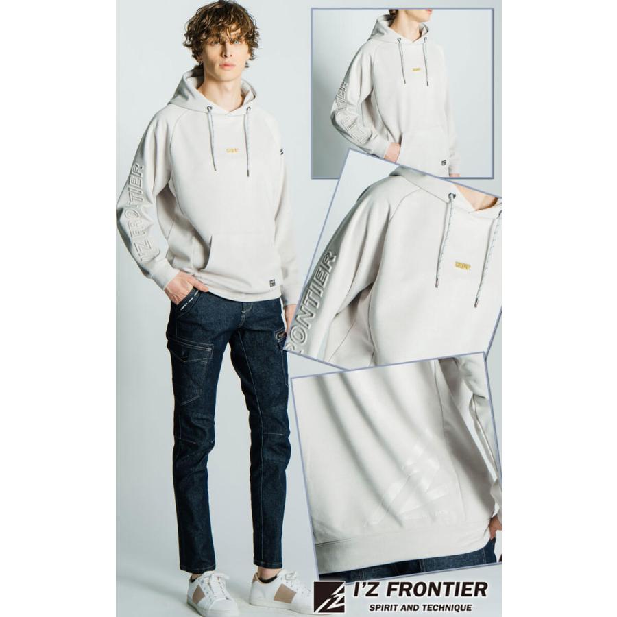 I'Z FRONTIER アイズフロンティア IZ ストレッチニットスウェードパーカー 8976 秋冬 [即日発送] : ミチオショップYahoo!店 - 通販 - Yahoo!ショッピング
