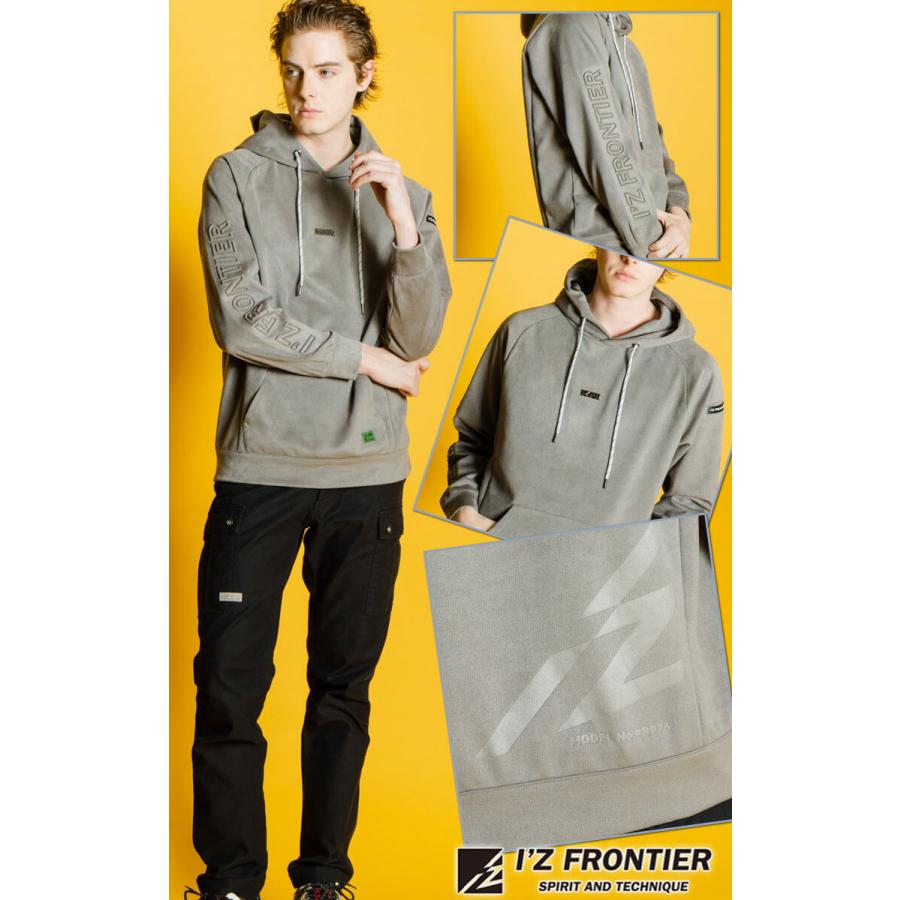 I'Z FRONTIER アイズフロンティア IZ ストレッチニットスウェードパーカー 8976 秋冬 [即日発送] : ミチオショップYahoo!店 - 通販 - Yahoo!ショッピング