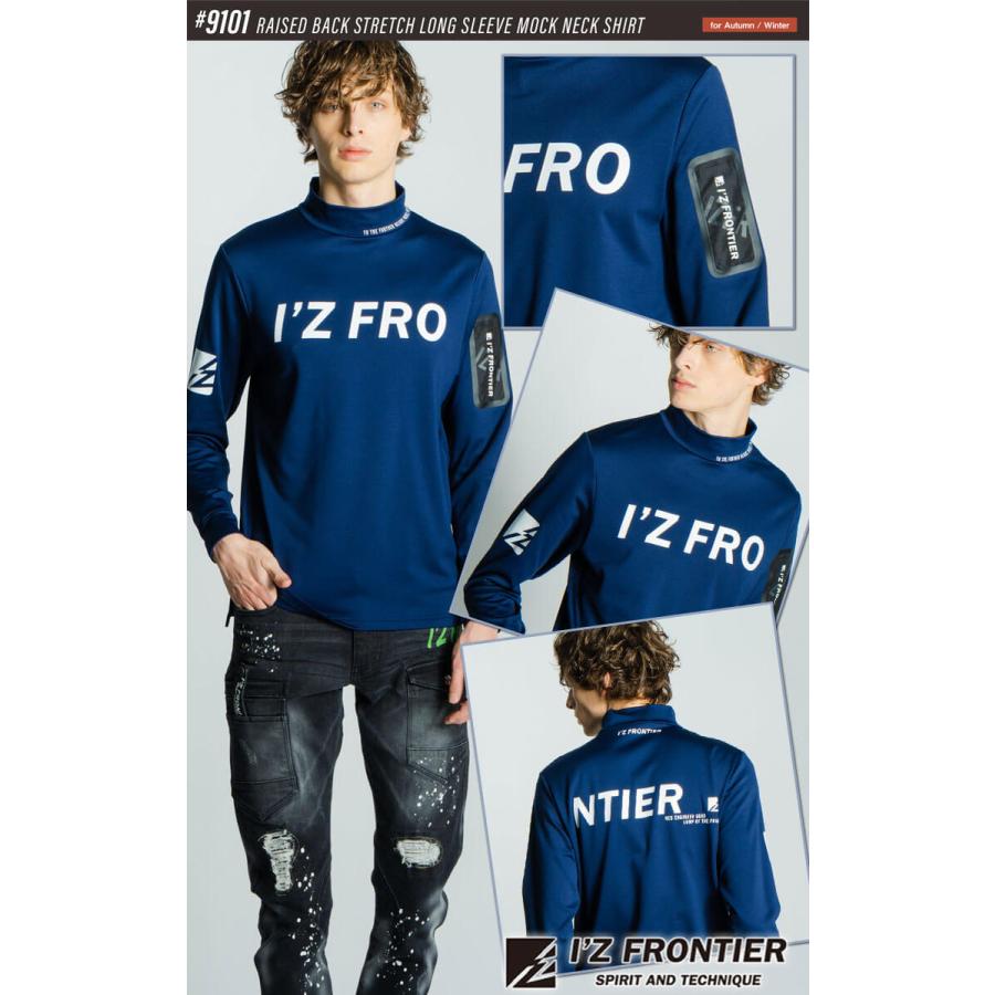 I'Z FRONTIER アイズフロンティア IZ 裏起毛ストレッチ長袖モックネックシャツ 9101 秋冬 : ミチオショップYahoo!店 - 通販 - Yahoo!ショッピング