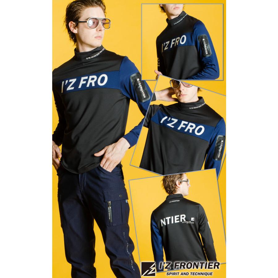 I'Z FRONTIER アイズフロンティア IZ 裏起毛ストレッチ長袖モックネックシャツ 9101 秋冬 : ミチオショップYahoo!店 - 通販 - Yahoo!ショッピング