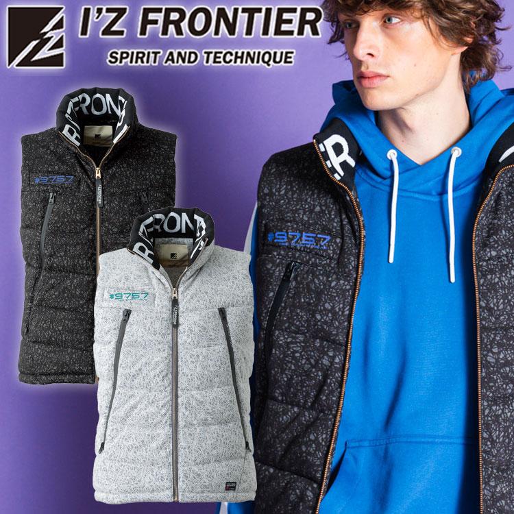 I'Z FRONTIER アイズフロンティア バークジャガードファイバーダウン防寒ベスト 9757 防寒服 : ミチオショップYahoo!店 - 通販 - Yahoo!ショッピング