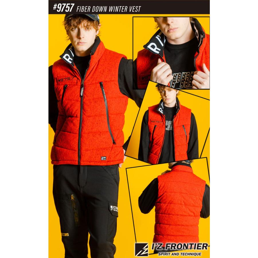 I'Z FRONTIER 限定色 アイズフロンティア バークジャガードファイバーダウン防寒ベスト 9757 : ミチオショップYahoo!店 - 通販 - Yahoo!ショッピング
