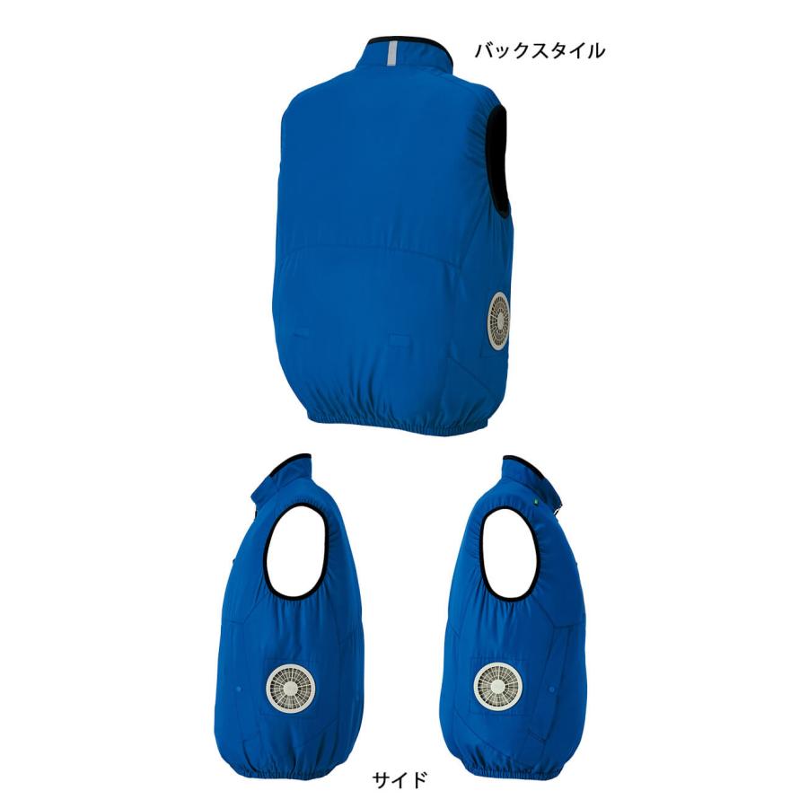 AZITO 空調服 アジト ベスト(ファンなし) AZ-50296 サイズ3L・4L・5L・6L アイトス AITOZ : ミチオショップYahoo!店 - 通販 - Yahoo!ショッピング
