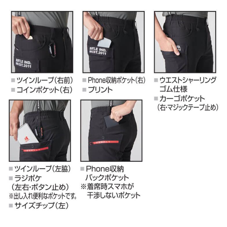 BURTLE バートル ショートカーゴパンツ(ユニセックス) 497 春夏 サイズS〜XXL [即日発送] : ミチオショップYahoo!店 - 通販 - Yahoo!ショッピング