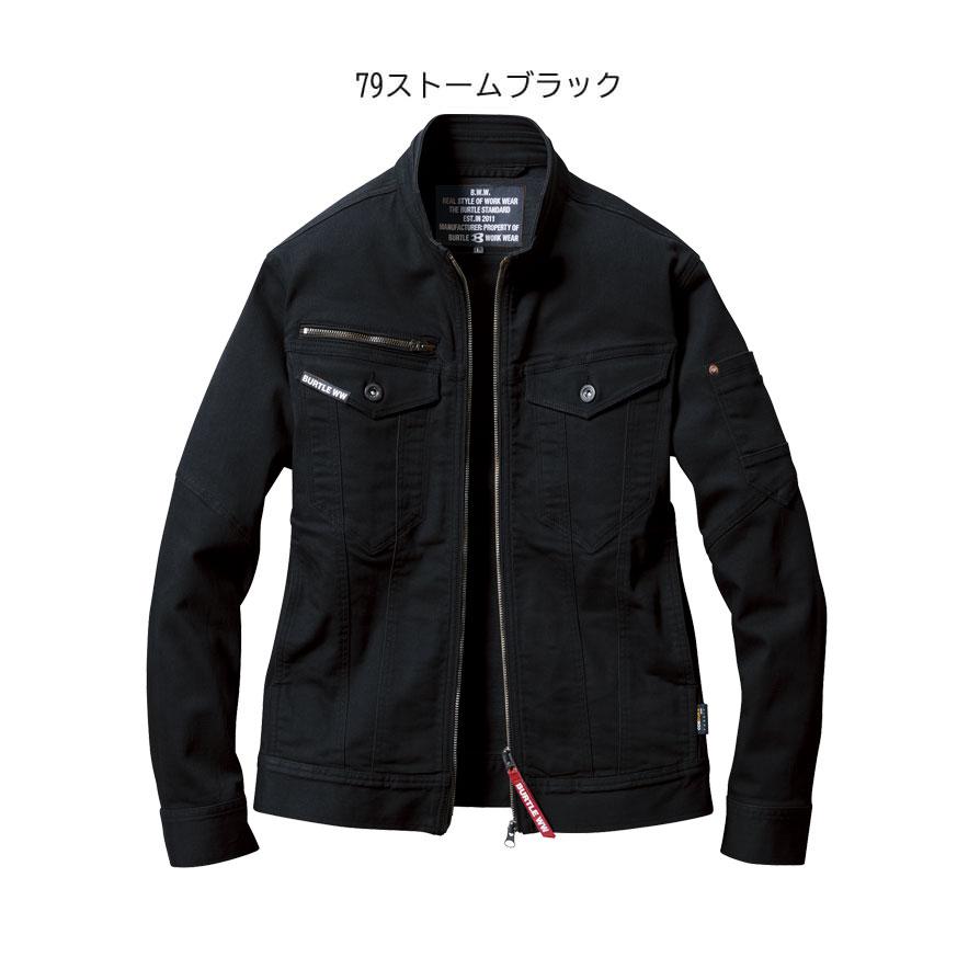 BURTLE（バートル） 作業服 ジャケット(ユニセックス) 5011 ストームブラック コーデュラデニム 春夏 サイズ3L・4L・5L 2025年春夏新作[即日発送] : ミチオショップ ...