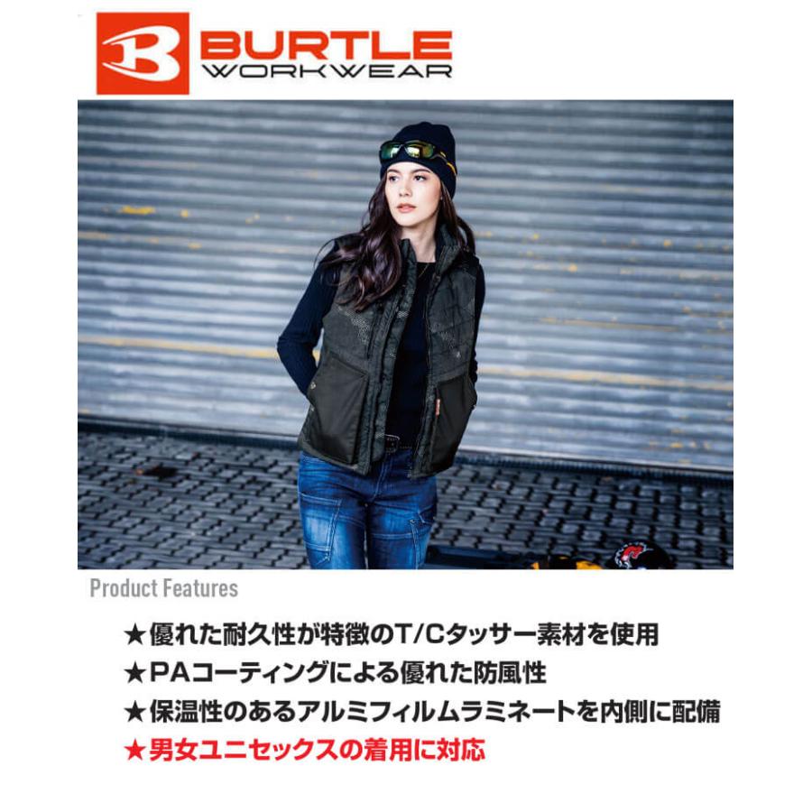 BURTLE バートル 防寒ベスト 5264 サイズS〜3L 防寒作業着 : ミチオショップYahoo!店 - 通販 - Yahoo!ショッピング