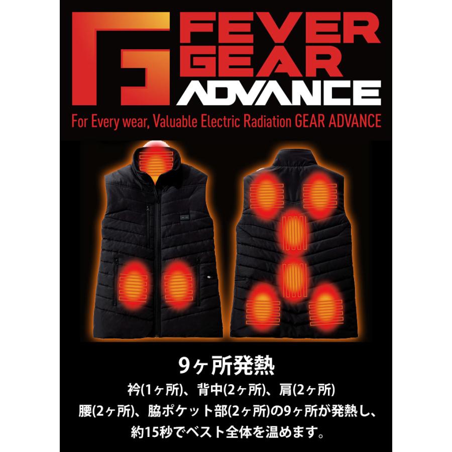 Jawin 電熱ベスト 防寒着 FEVER GEAR FGA20000 ヒーター内蔵電熱ベスト 自重堂 4L・5Lサイズ[在庫限り][即日発送] : ミチオショップYahoo!店 - 通販 ...