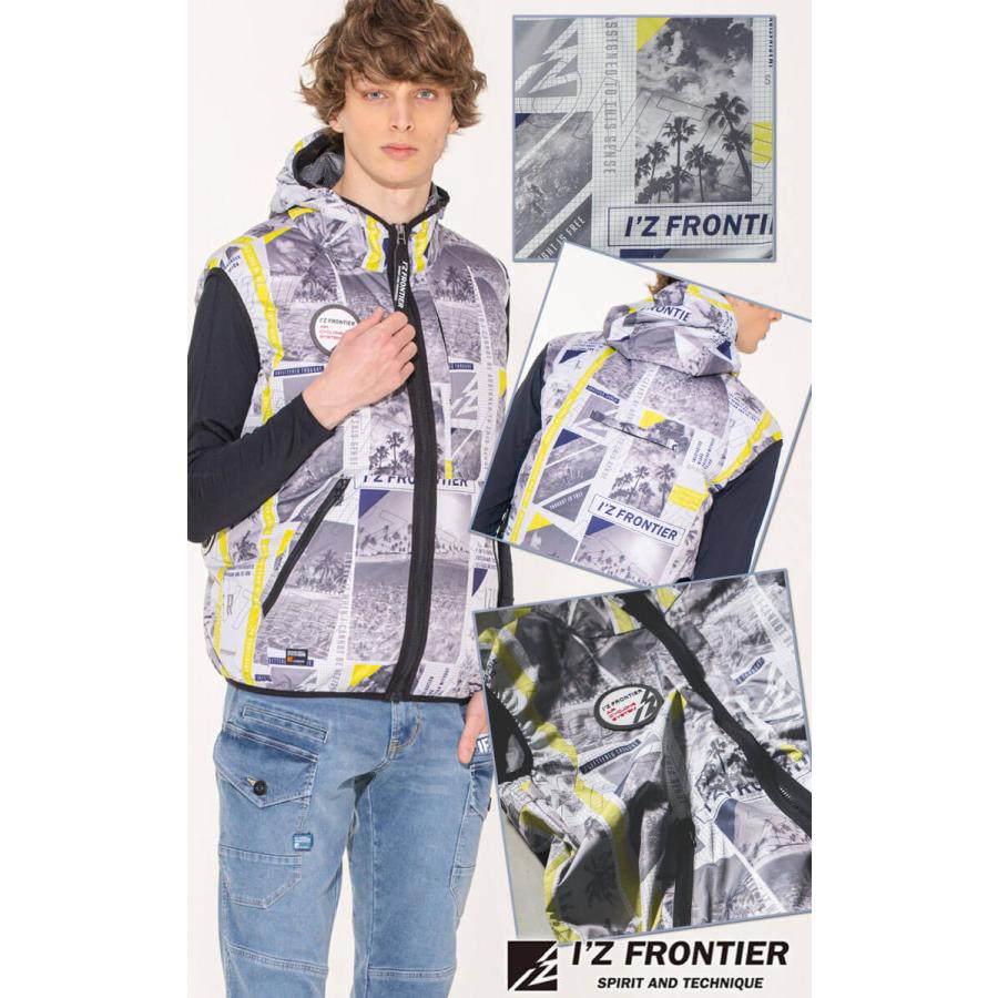 I'Z FRONTIER アイズフロンティア プリントA.S. フーディッドベスト・ファン・15Vバッテリーセット 10046 エアーサイクロンシステム [即日発送] : ミチオショップ ...