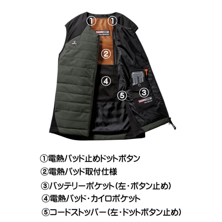 BURTLE 防寒着 バートル 作業着 サーモクラフト ヒーターベスト(単品) 3214 THERMOCRAFT サイズS〜XL [即日発送] : ミチオショップYahoo!店 - 通販 ...
