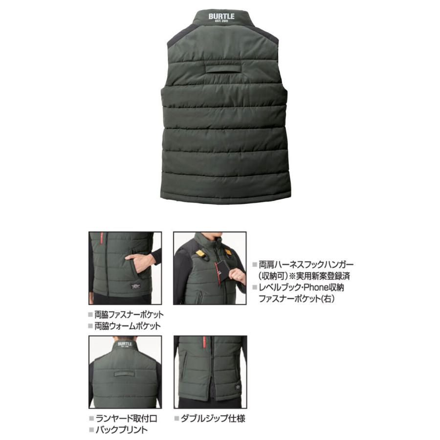 BURTLE 防寒着 バートル 作業着 サーモクラフト 防寒ベスト(単品) 5044 THERMOCRAFT サイズS〜XL [即日発送] : ミチオショップYahoo!店 - 通販 ...