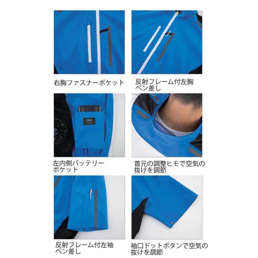 ジーベック 空調服 XEBEC 半袖ブルゾン(ファンなし)サイドファン XE98027 サイズ3L・4L・5L : ミチオショップYahoo!店 - 通販 - Yahoo!ショッピング