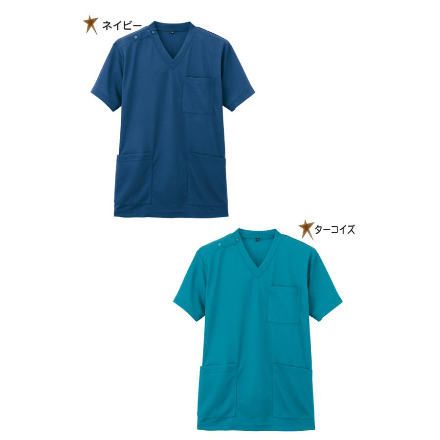 アイトス 医療 介護 看護 制服 ニットスクラブ 男女兼用 861411 AITOZ : ミチオショップYahoo!店 - 通販 - Yahoo!ショッピング