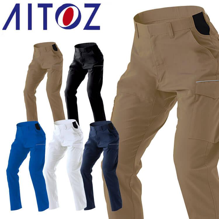AZITO 作業服 AITOZ アイトス ノータックカーゴパンツ AZ-3551 男女兼用 エコ素材 ストレッチ 春夏 サイズ3S〜LL : ミチオショップYahoo!店 - 通販 ...