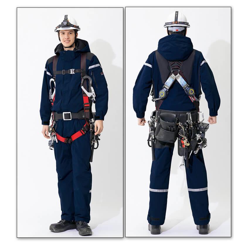 アイトス AITOZ フルハーネス対応防寒ブルゾン 3Mシンサレート コーデュラ AZ-8976 防寒作業着 サイズSS〜LL : ミチオショップYahoo!店 - 通販 - Yahoo!ショッピング