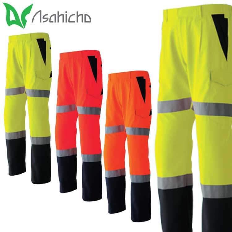 Asahicho 作業着 春夏 高視認性安全服 高視認カーゴパンツ E7806 クラス1 帯電防止 JIST8127 ISO20471適合 : ミチオショップYahoo!店 - 通販 ...