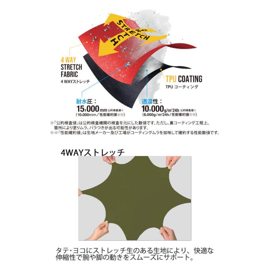 グラディエーター GLADIATOR 4WAYストレッチレインジャケット G-5411 作業服 通年 合羽 雨具 レインウェア コーコス CO-COS サイズ4L・5L : ミチオショップ ...