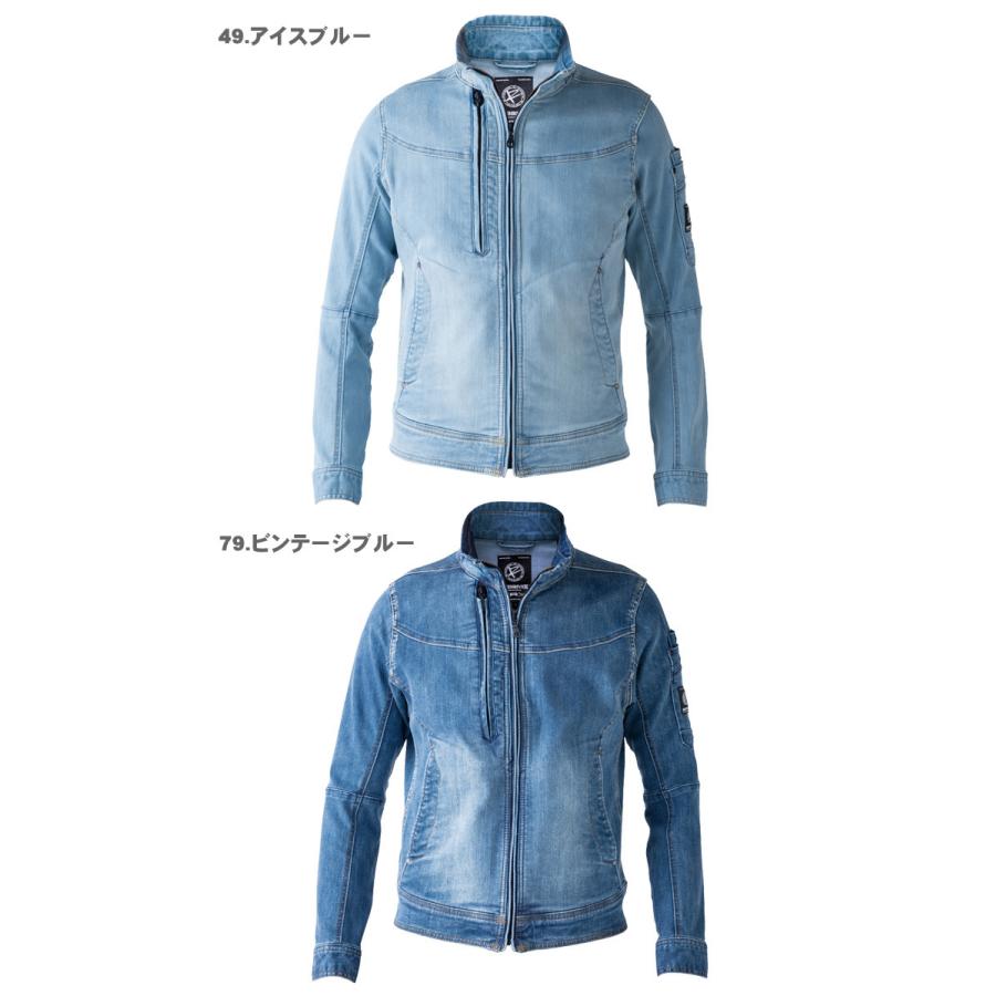EVENRIVER 作業服 作業着 イーブンリバーストレッチデニムブルゾンX9 USD907 サイズ3L〜5L : ミチオショップYahoo!店 - 通販 - Yahoo!ショッピング