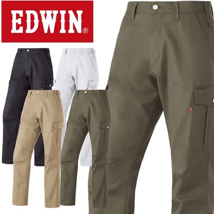EDWIN エドウィン カーゴパンツ 83008 作業着 作業服 パンツ 通年 帯電防止織物 ストレッチ 山田辰 サイズ70cm〜88cm : ミチオショップYahoo!店 - 通販 ...