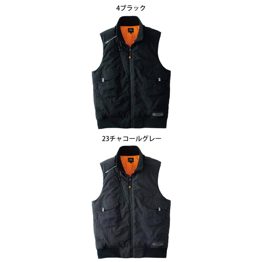 防寒服 G.GROUND ジーグラウンド 防寒ベスト 0474-06 秋冬 軽防寒 桑和 SOWA M〜LLサイズ : 3470474-06 : ミチオショップYahoo!店 - 通販 ...