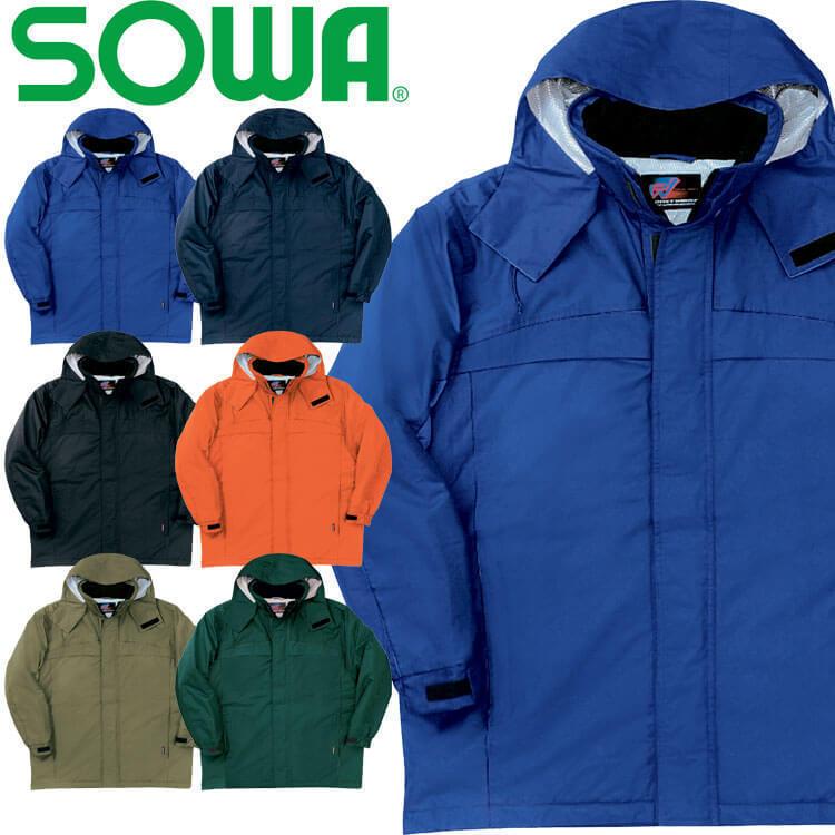 防寒服 桑和 SOWA 防水防寒コート 2806 作業服 秋冬 サイズ6L SOWA（ソーワ） 防寒服 桑和 防水防寒コート 2806 作業服 秋冬 サイズ