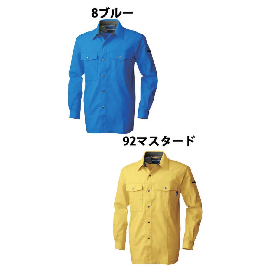 SOWA 桑和 長袖シャツ 615 春夏 作業服 作業着 制電性素材 消臭 男女兼用 ワークシャツ 大きいサイズ6L・8L : ミチオショップYahoo!店 - 通販 - Yahoo!ショッピング