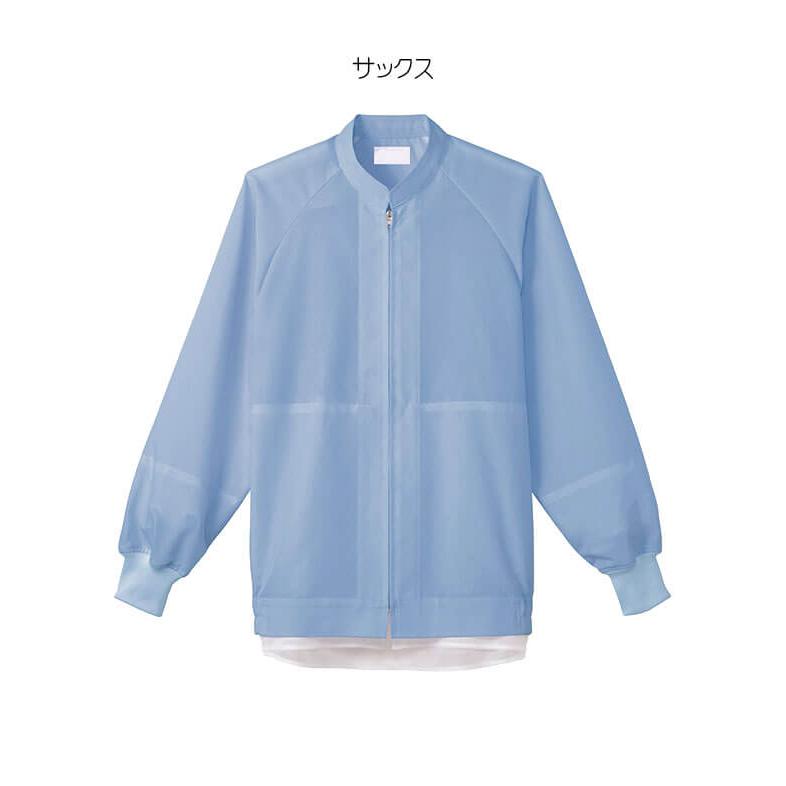 ブランド登録なし 食品工場白衣 長袖ジャンパー WT610 WT611 男女兼用 サーヴォ SERVO フードファクトリー 高温作業向け 制服 ...